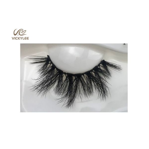 Quality Full Strips Cotton 19mm Mink Volume Eyelash Extensions for sale