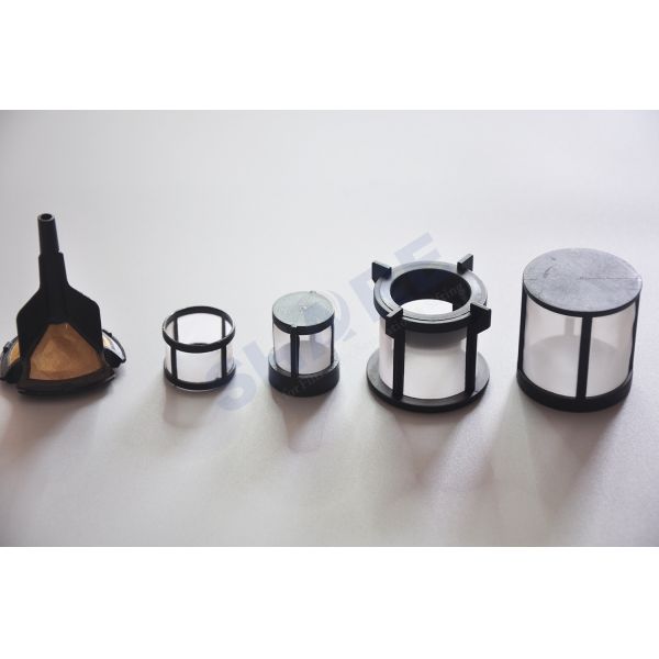 Quality Inline Molded Plastic Filters Injected With Synthetic / Metallic Filter Mesh for sale