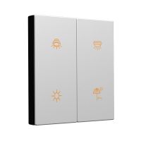 Quality 1 Gang Push Button Light Switch 86mmx86mm Standard 86 wall box installation for sale