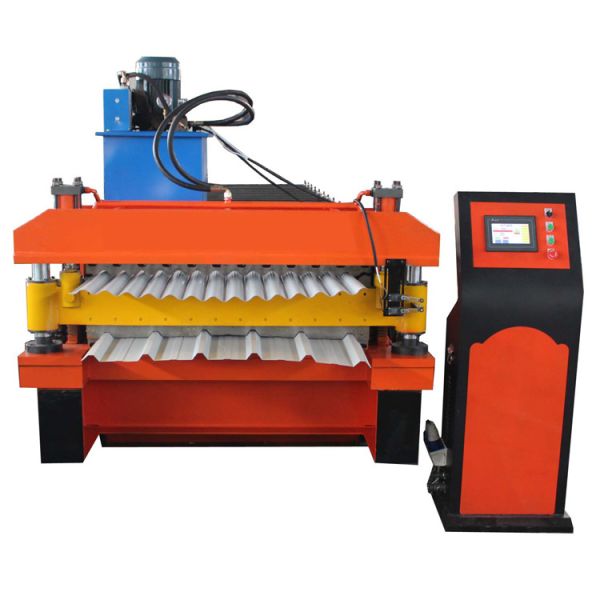 Quality Corrugated Ppgi Double Layer Roll Forming Machine Full Automatic Plc Control for sale