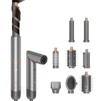 Quality 8 in 1 Fast Styling Multi Function Hot Air Brush Comb Folding Travel Outdoors for sale