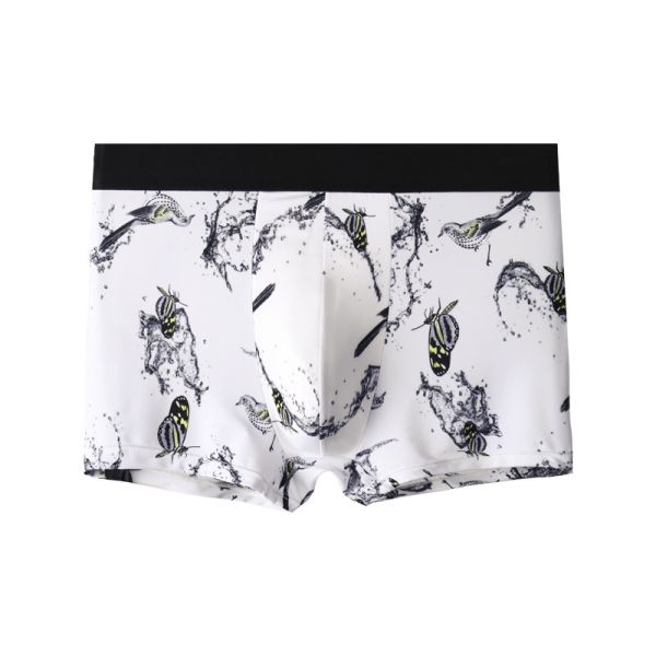 Quality Cotton Breathable Mens Boxer Briefs Underwear Polyester Fabric Panties for sale
