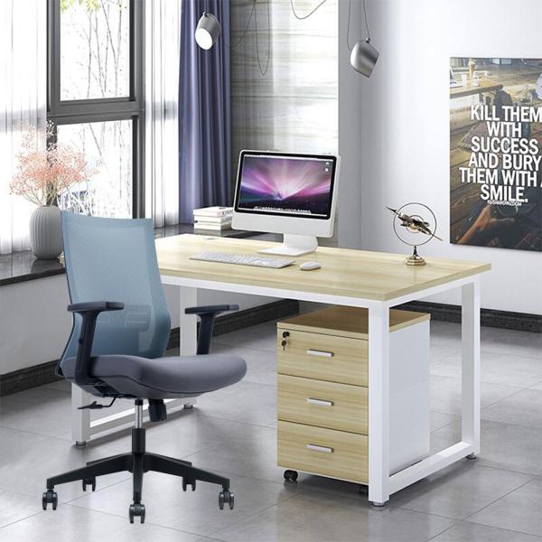 Quality Modern Design Style Fabric Mid-back Mesh Office Executive Chair with 2D Arm for sale