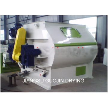 Quality Horizontal Zero Gravity Double Shaft Paddle Mixer 300kg/batch For Poultry Feed for sale