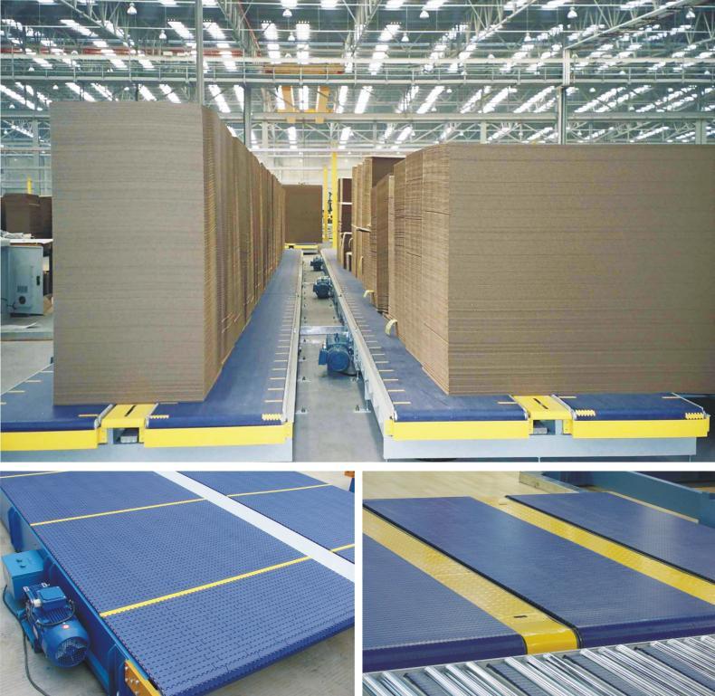 Flush Grid 8% Open Area PP Raw Material Conveyor Belt for Tire Transfer