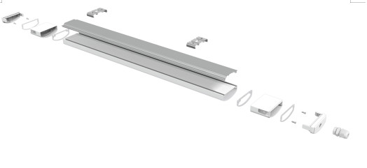 Quality Dualrays D2.5 120LPW SMD2835 40W LED Damp proof Light for sale