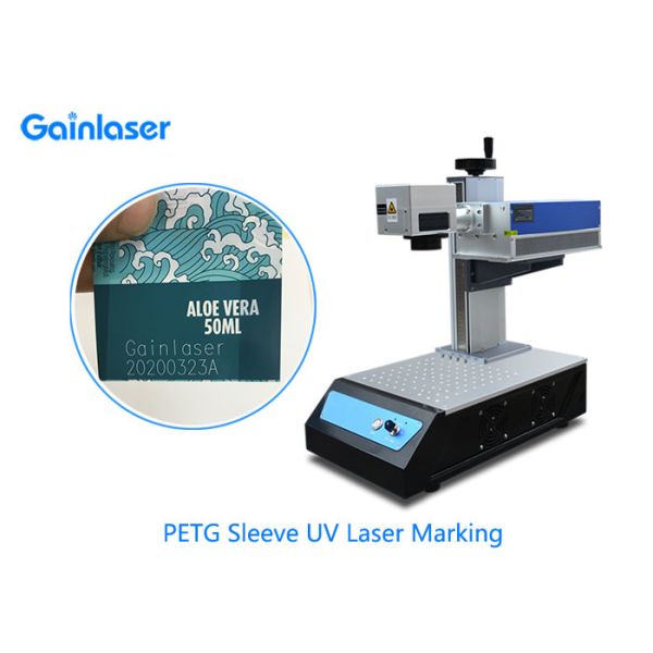 Quality 3W 355nm Air Cooled Laser Marking Machine For Plastic for sale