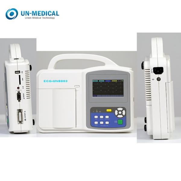 Quality 640×480 Dot Touch Screen Digital ECG Machine For Home UN8003 for sale