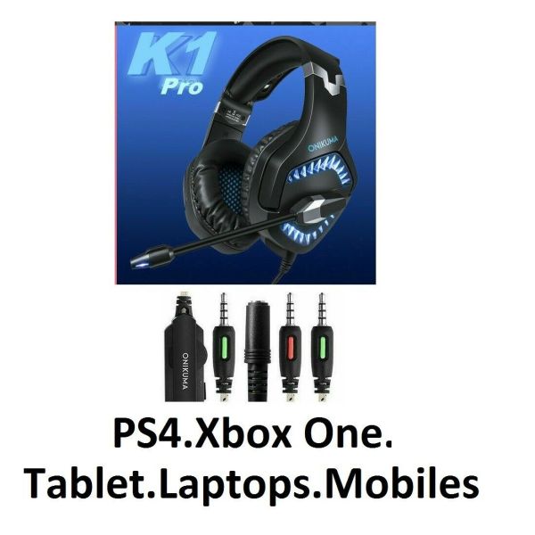 Quality 100mA 2.2kohm 117dB PS4 Xbox One Gaming Headset for sale