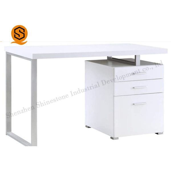 Quality Minimalist I Shape Executive Style Desk Fireproof For Relax Area for sale
