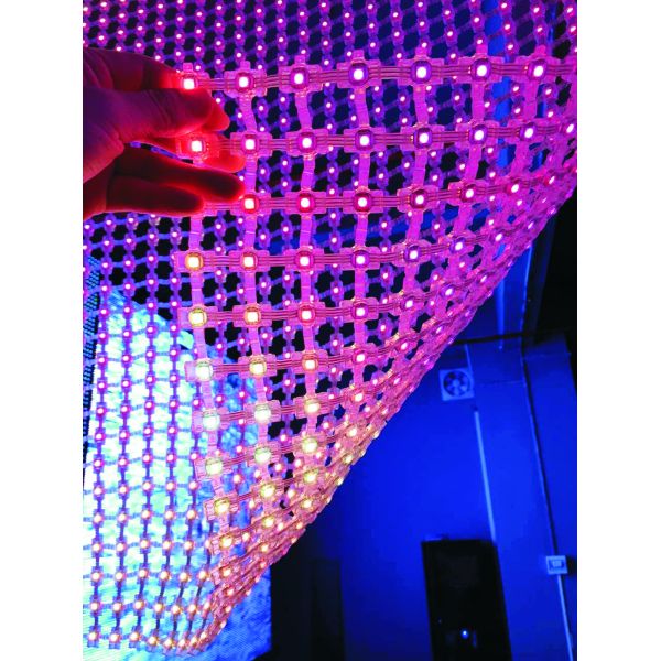 Quality DC5V Foldable 50mm Led Grid Screen Indoor SMD3535RGB for sale