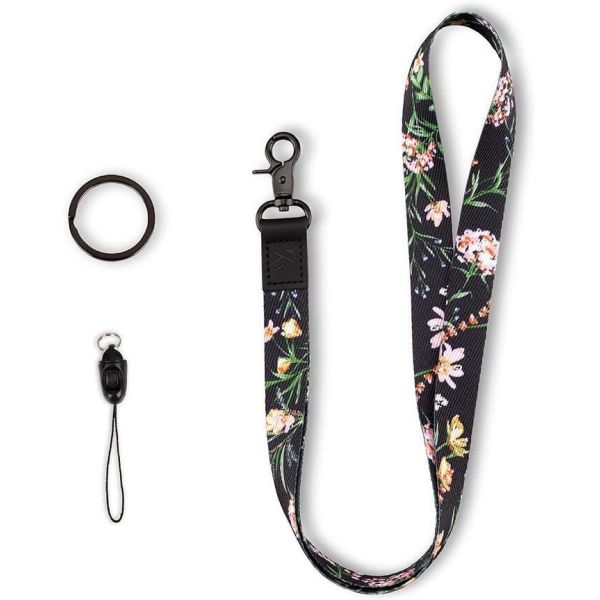 Quality Office 90*15mm Flat Polyester Custom Single Sublimation Lanyards For Personaliza for sale