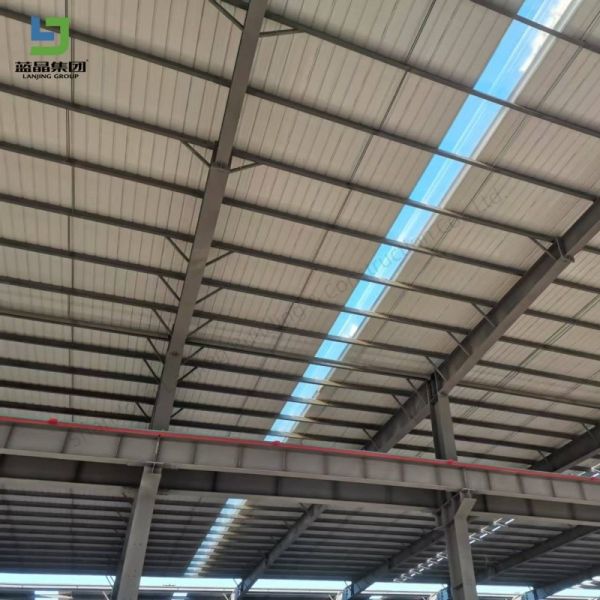 Quality Prefabricated Modern Structural Steel Building Frame Workshop Green Light Metal for sale