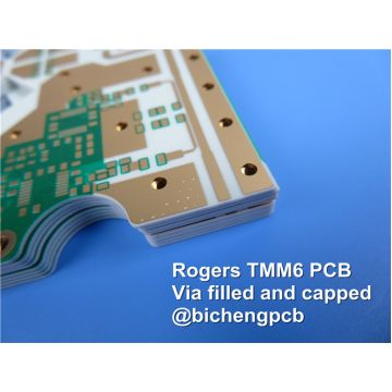 Quality TMM6 Microwave Printed Circuit Board 50mil 1.27mm Rogers High Frequency PCB DK 6 for sale