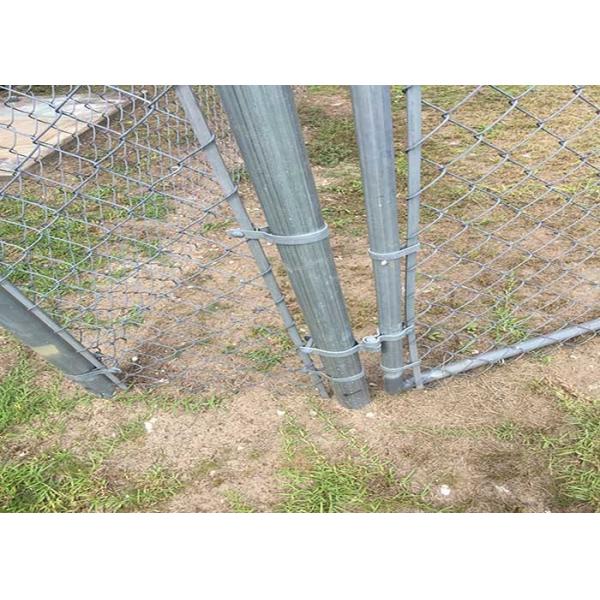 Quality Portable Low Carbon Steel Wire Diamond Chain Link Fence for sale