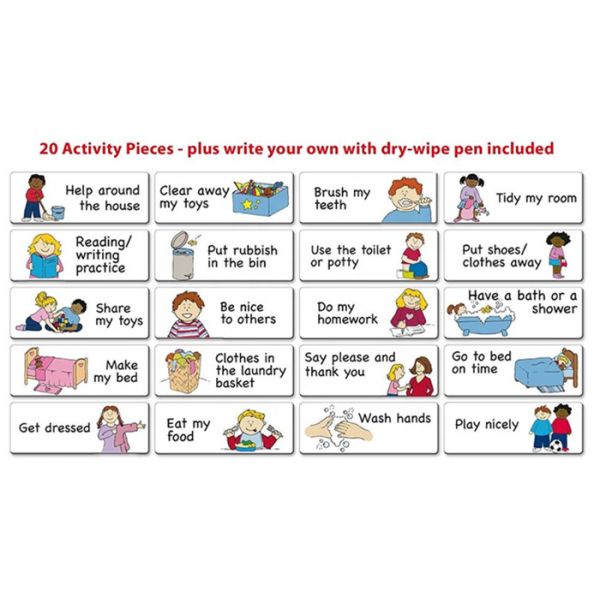 Quality Custom 16" X 12" Magnetic Reward Chart Square Shape With OEM Acceptable for sale