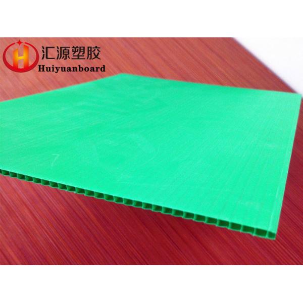 Quality Impact Resistant Green PP Corrugated Plastic Sheets Waterproof for sale