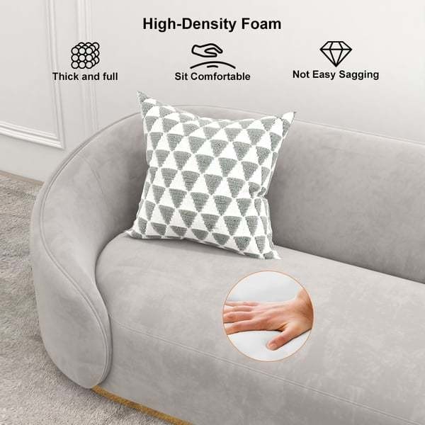 Quality Customizable Size Modern Design Style Velvet Sofa Set with Sectional Upholstery for sale