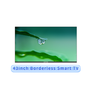 Quality 43" Borderless Smart TV - OEM/ODM Commercial Display Solution Ultra Slim Bezel for sale