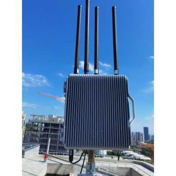 Quality Outdoor Computer Connection Long Range UAV Drone Signal Jammer Blocker For Oil for sale
