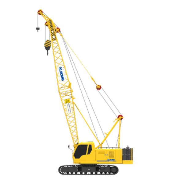 Quality 55T Used Crawler Crane Equipment For Various Lifting Construction Crane Xcmg 55 Ton 21km/h for sale