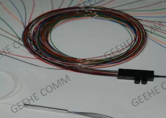 Quality 8 Cores 1X8 Fiber Optic Plc Splitter With LC/APC Connectors for sale