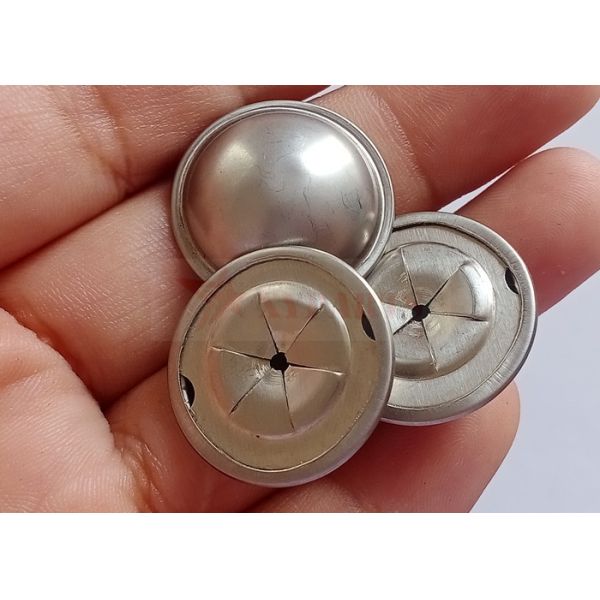 Quality 22mm Stainless Steel Self Locking Dome Caps for Insulation Pins for sale