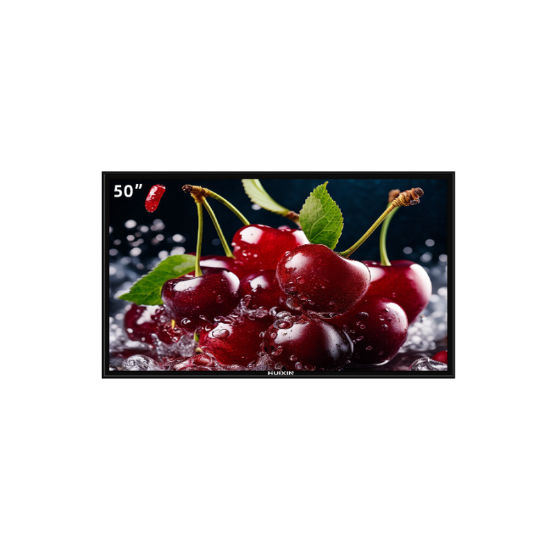 Quality 50 Inch A Grade LCD Screen OEM/ODM 2K/4K Ultra HD Smart TV - Shatterproof Design with Metal Frame & 4mm Tempered Glass for sale