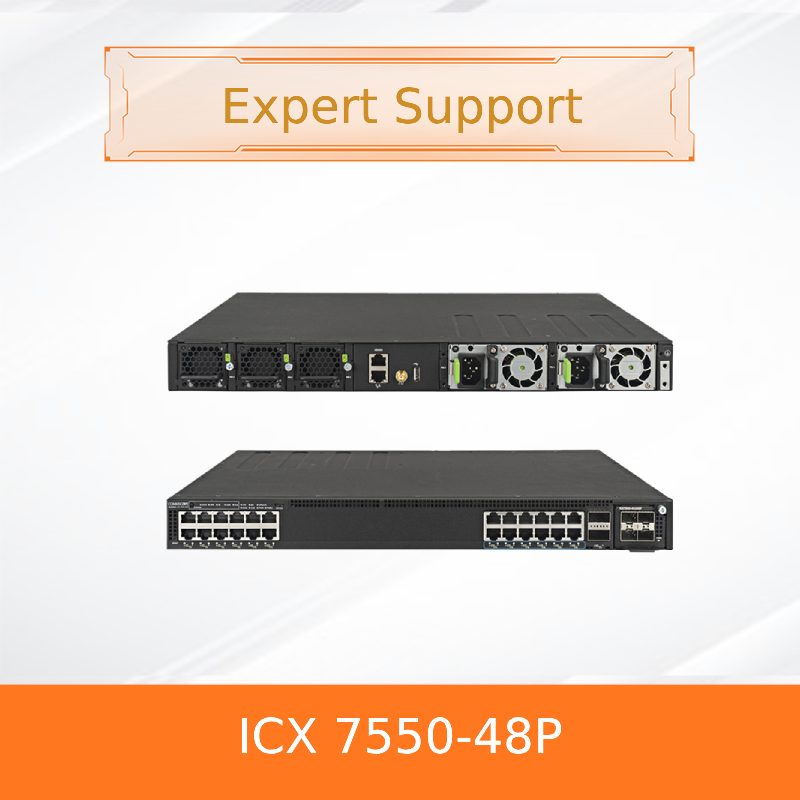 Quality RUCKUS ICX 7550-48P High-Density Gigabit PoE+ Switch for Enterprise Access and Aggregation for sale