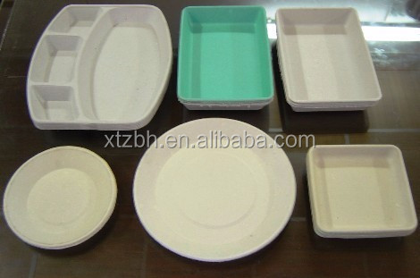 Quality Disposable Pulp Plate Making Machine 380v Tableware Use Food Packaging for sale
