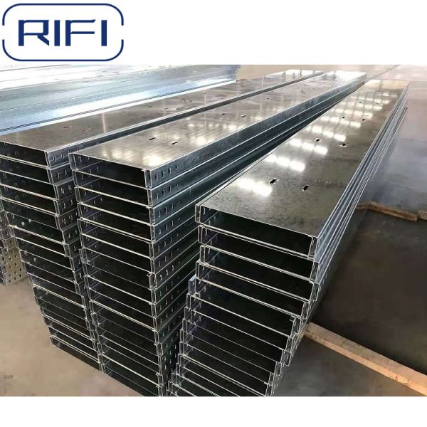 Quality Steel Sheet Raceways Cable Tray System Galvanized Steel GI Cable Trunking for sale