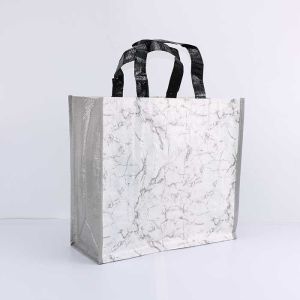 Quality Shopping Biodegradable Polypropylene Woven Bags Shrink Resistant for sale