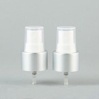 Quality 24mm Matte Silver Aluminum Perfume Sprayer Cap 18/410 20/410 24/410 28/410 for sale