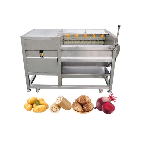 Quality 220V 380V Wool Roller Cleaning And Peeling Machine For Root Vegetables Wash for sale