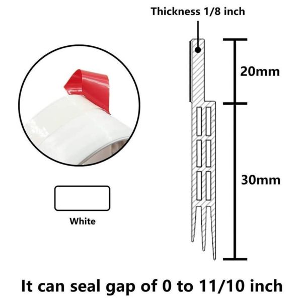 Quality Door Bottom Seal Door Sweep Weather Stripping Length 1M 1.2M for sale