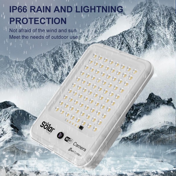 Quality Solar Powered 1200lm LED  Solar CCTV Light For Security Surveillance for sale