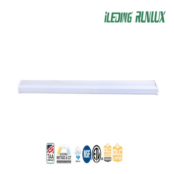 Quality Surface Mount/Suspended LED Wraparound Light 110° 150lm/W Dimmable 0-10V IP20 for sale