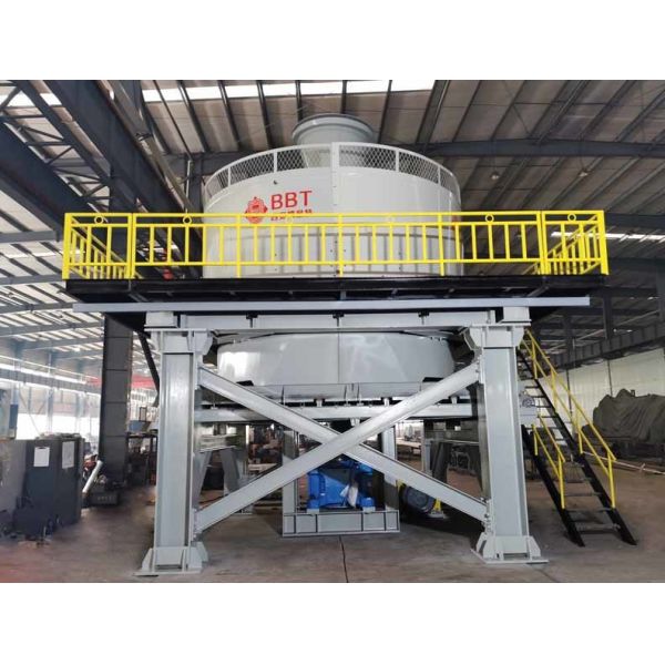 Quality Wheel Wet Pan Mill Crushing Equipment 6700*6500*6700mm Gold Grinding Mill for sale