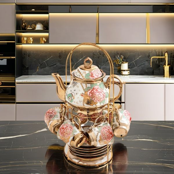 Quality Electroplated Ceramic Cups Luxury Modern Design for Coffee Enthusiasts for sale