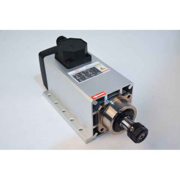 Quality CNC Air Cooled Spindle Motor 3kw 18000RPM Steel Ball Bearings 3 Phase Input for sale