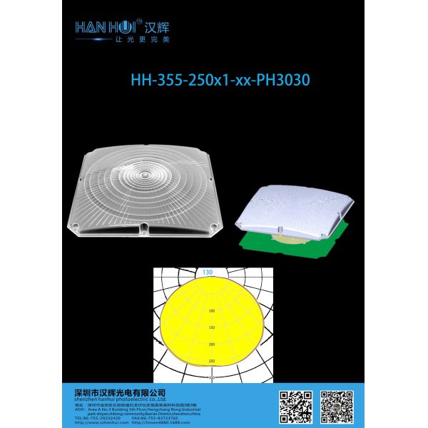 Quality 250pcs 2835 or 3030LEDs High Power LED Lens Efficacy 130lm/w T5 Degree Available For Oil Station Lighting for sale
