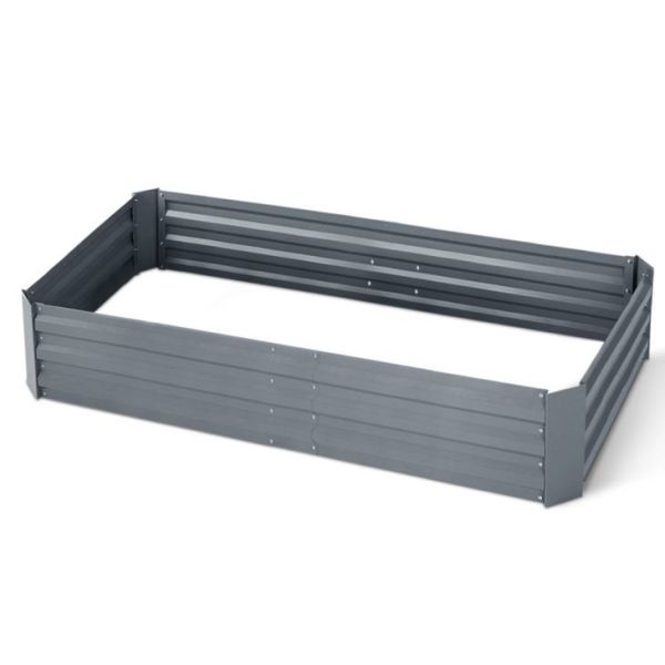 Quality Rectangular L240cm Galvanized Garden Beds For Outdoor for sale