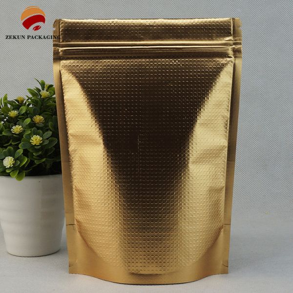 Quality PET/CPP Food Grade Heat Seal Packaging Bag Smell Proof Zipper Bag for sale