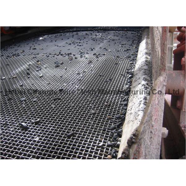 Quality Flat Top U Hook 6m Vibrating Quarry Screen Mesh for sale
