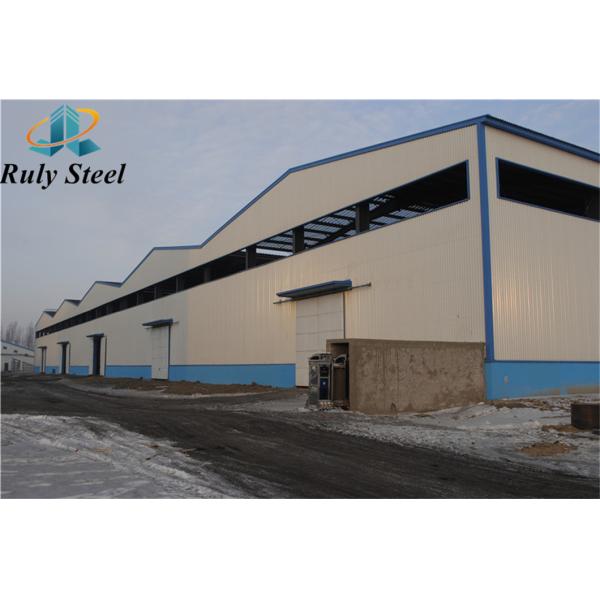 Quality Prefabricated Metal Steel Structure Fabrication Large Span Multi Roof for sale