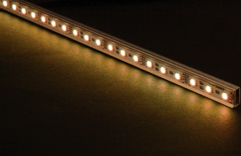 Quality 2835 / 3528 Dimmable LED Strip Light , 72 LEDs / M Dimmable RGB LED Strip for sale