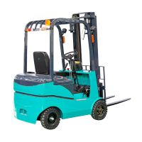 Quality Safe and reliable four wheel 1.5 ton 48v motor battery electric forklift with for sale
