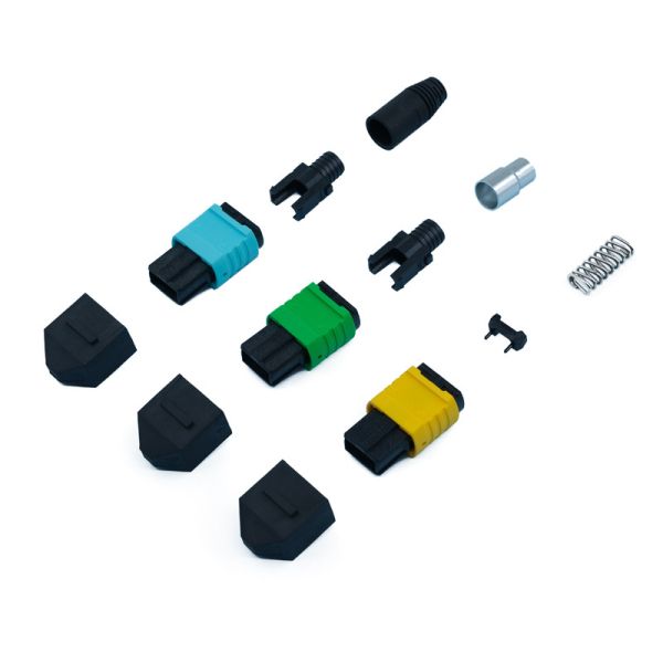 Quality Male Female MPO Fiber Optic Connector 40G To 400G Networks Pigtail Fiber Connector for sale