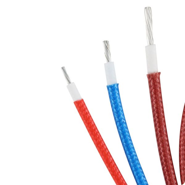 Quality Coffee Machine High Temp Lead Wire , Fiberglass Braided Electrical Wire for sale