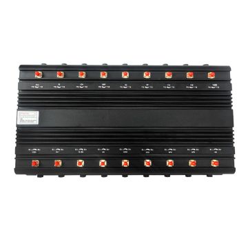 Quality 18 Channel Desktop RF Signal Jammer Cell Phone Signal Blocker Scrambler Isolator for sale